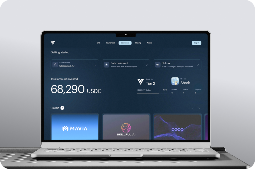 Web3 launchpad design case study - Merge